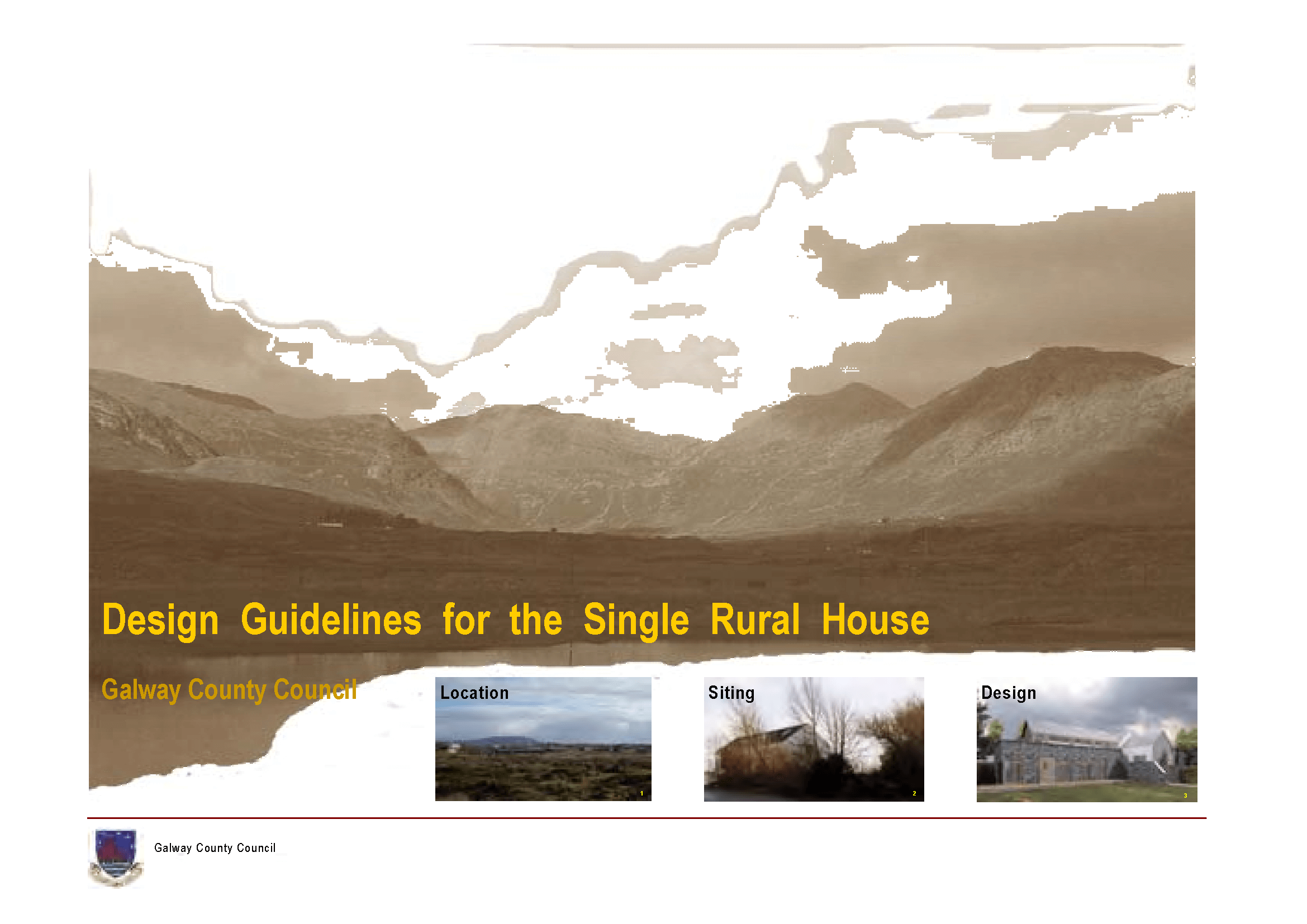 Appendix 5: Design guidelines for the single rural house | Galway ...